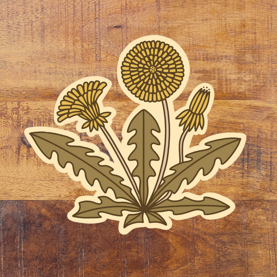 Dandelion Sticker – Shoppe Aphrodite