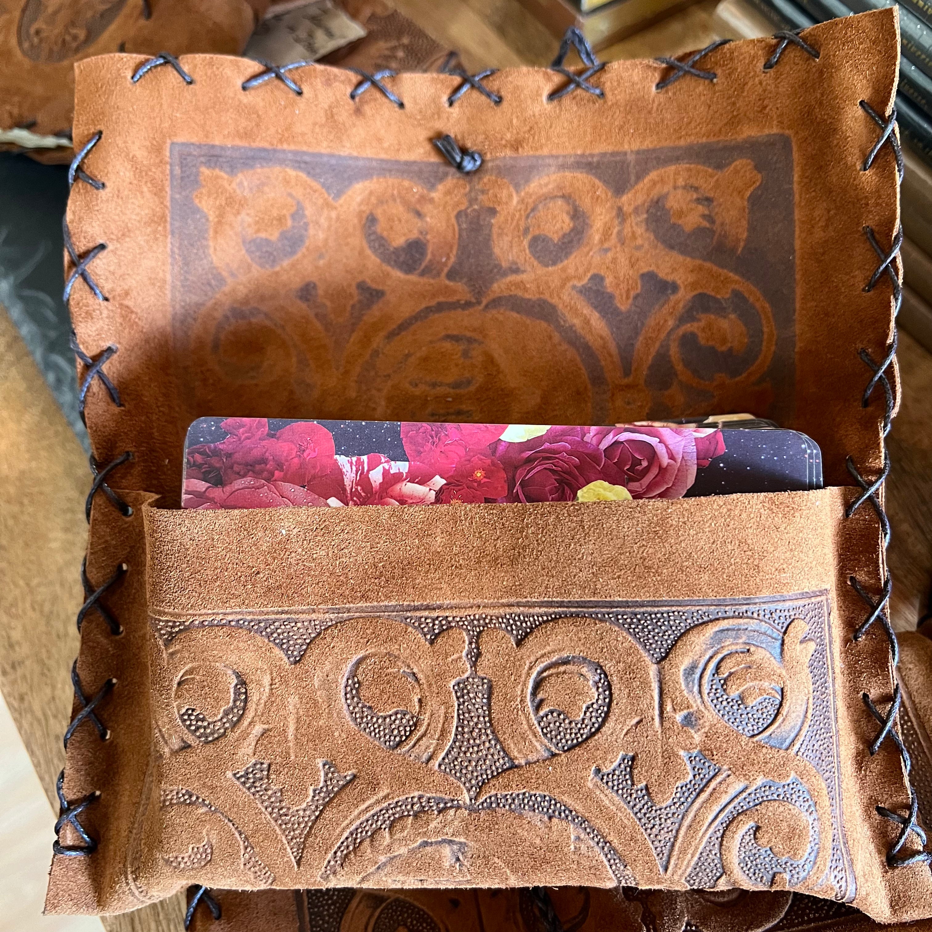 Leather Tarot Pouch – Shoppe Aphrodite
